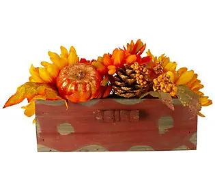 NORTHLIGHT 14' Harvest Maple & Berry Arrangemen T Centerpiece