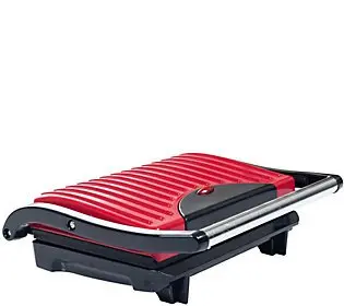 CHEF BUDDY Panini Press Indoor Grill W/nonstick Plates