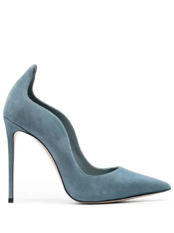 LE SILLA Ivy Scalloped Pumps - Blue