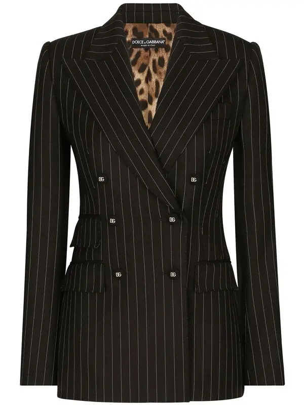 Dolce & Gabbana Striped Double-breasted Blazer