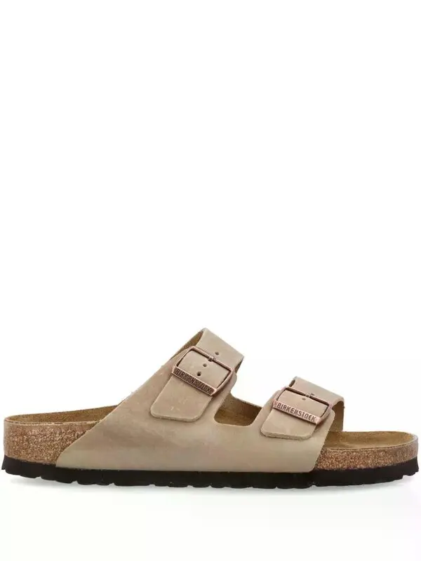 BIRKENSTOCK Arizona Double-strap Slides - Brown
