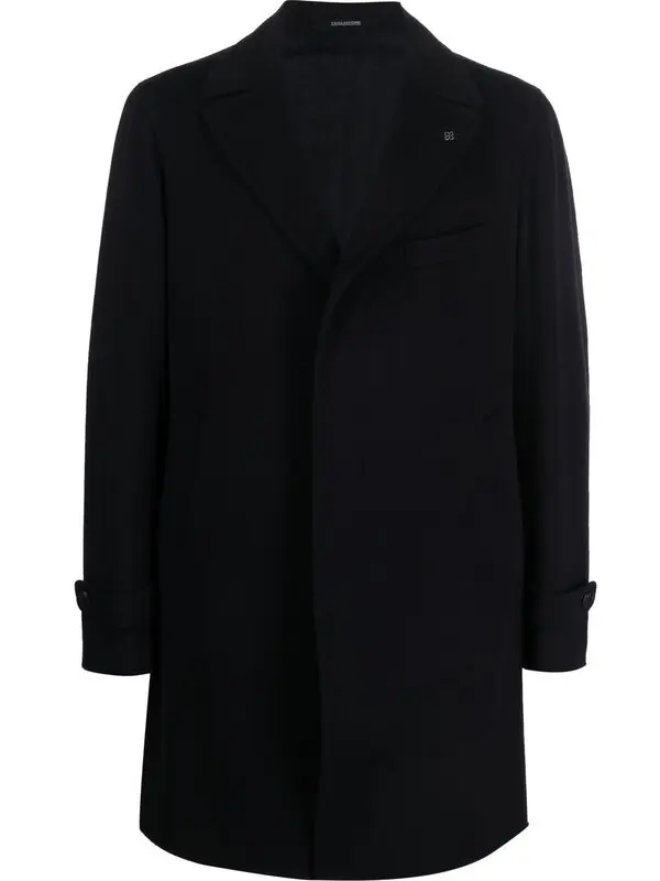 Tagliatore Single-breasted Tailored Coat - Blue