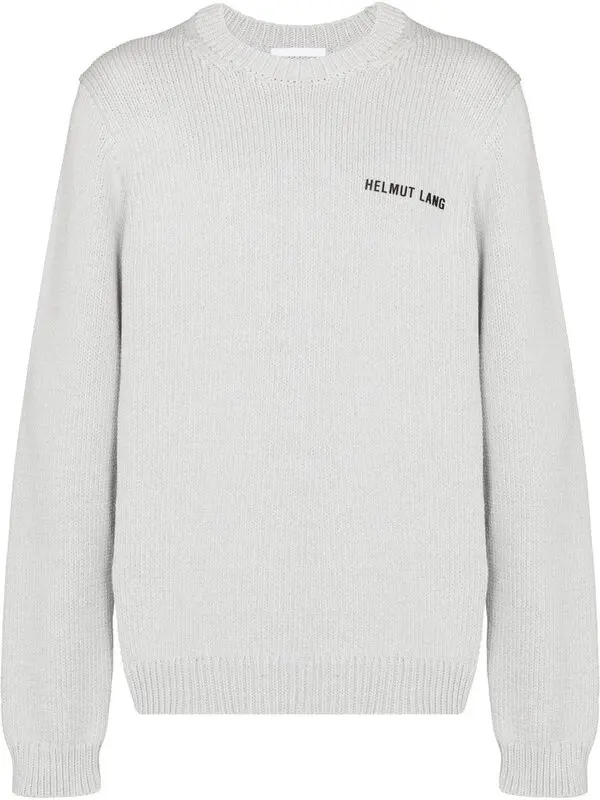 Helmut Lang Ribbed-knit Panelled Jumper