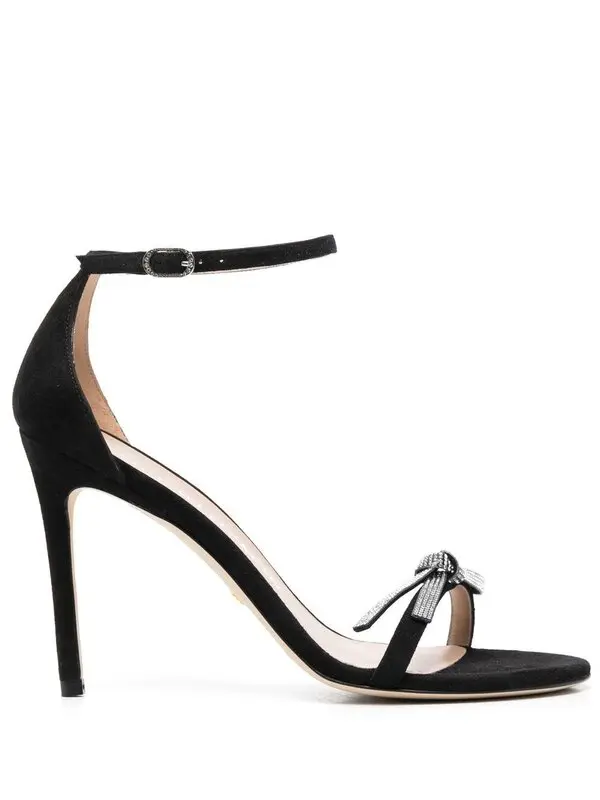 STUART WEITZMAN 100mm Open-toe Sandals - Black