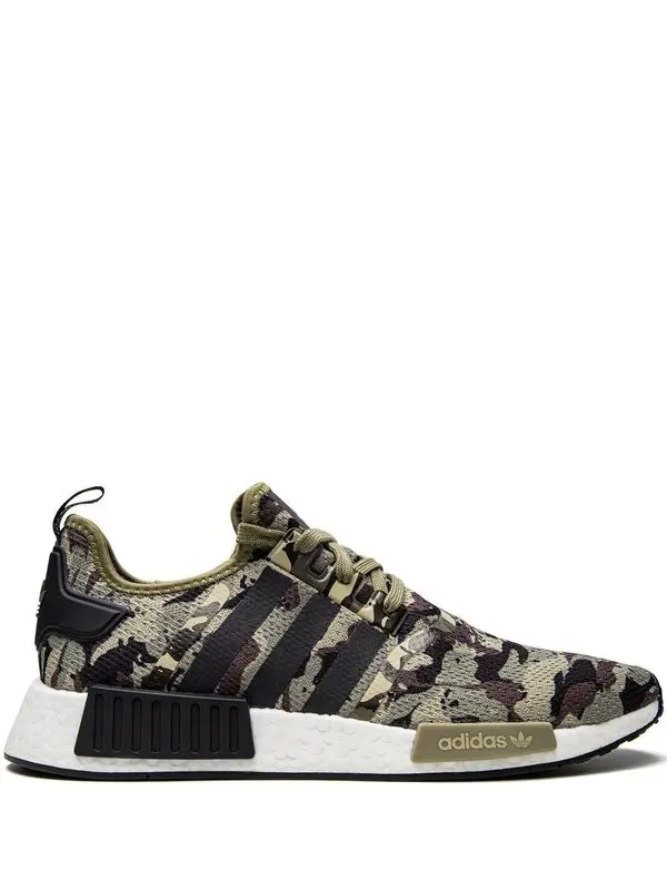 Adidas Nmd R1 Camo Sneakers - Green