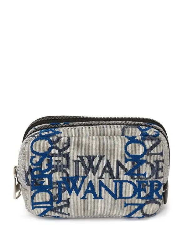 JW Anderson Logo Jacquard Zip Pouch