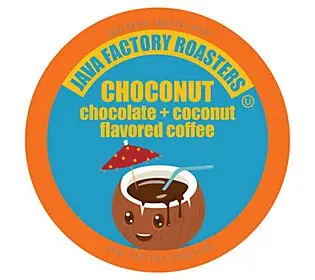 JAVA FACTORY 80-count Chocolate & Coconut Flavo Red Coffee Pods