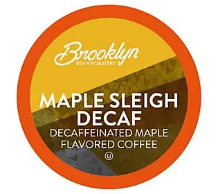 BROOKLYN BEAN ROASTERY Brooklyn Beans 40-count Maple Sleigh Decaf Coff Ee Pods