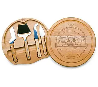TOSCANA Mandalorian Circo Cheese Cutting Board Tools Set