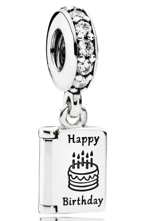 PANDORA Birthday Wishes Dangle Charm - Silver | Editorialist
