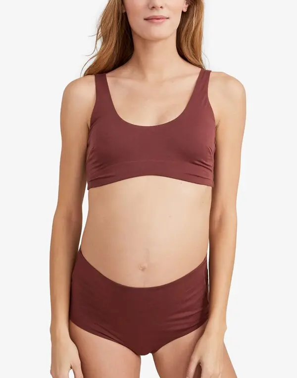 Madewell Hatch Collection The High Tuck Brief - Brown