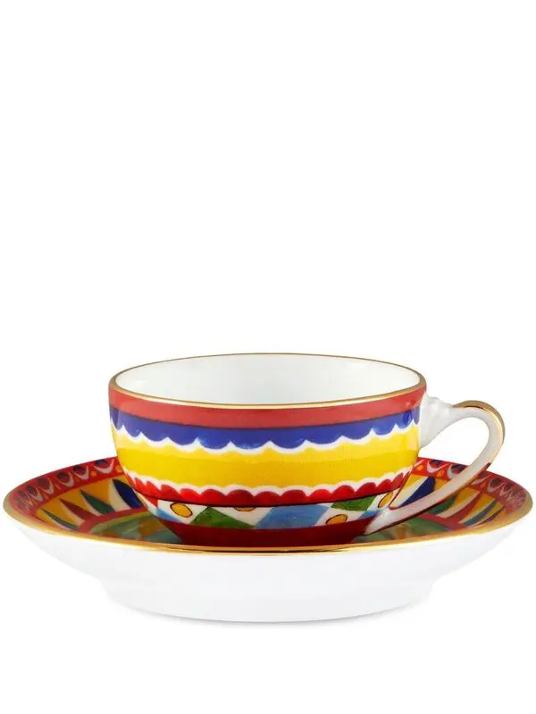 Dolce & Gabbana Carretto Siciliano Espresso Set - Yellow