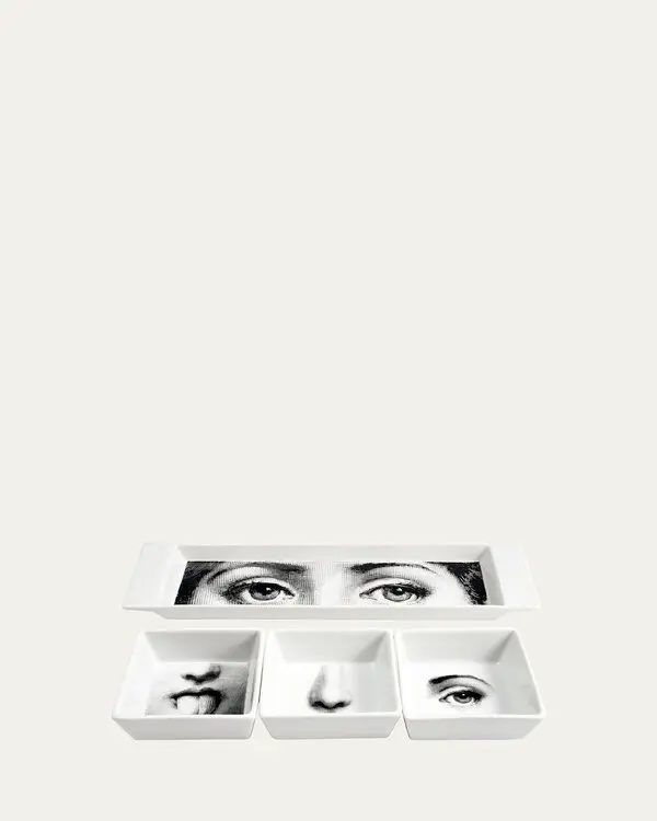 FORNASETTI I Sensi Appetizer Tray Set