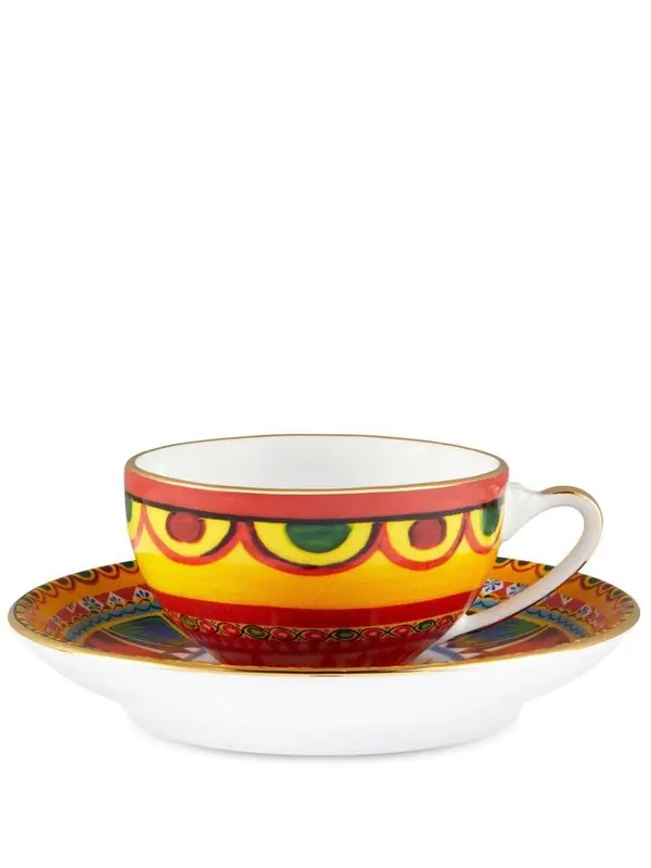 Dolce & Gabbana Carretto Siciliano Espresso Set - Yellow