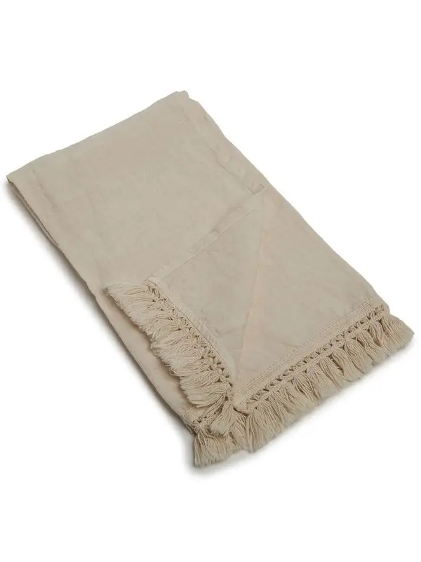 ONCE MILANO Set-of-two Fringed Bathroom-towels - Neutrals