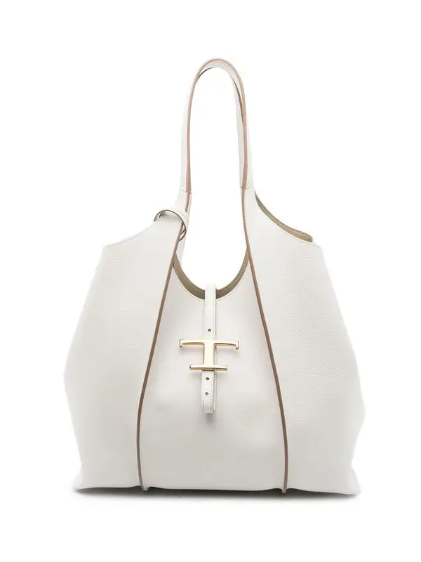 TOD'S Leather Tote Bag - White