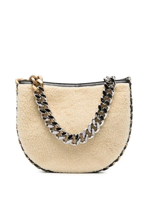 Stella McCartney Frayme Shoulder Bag - Neutrals