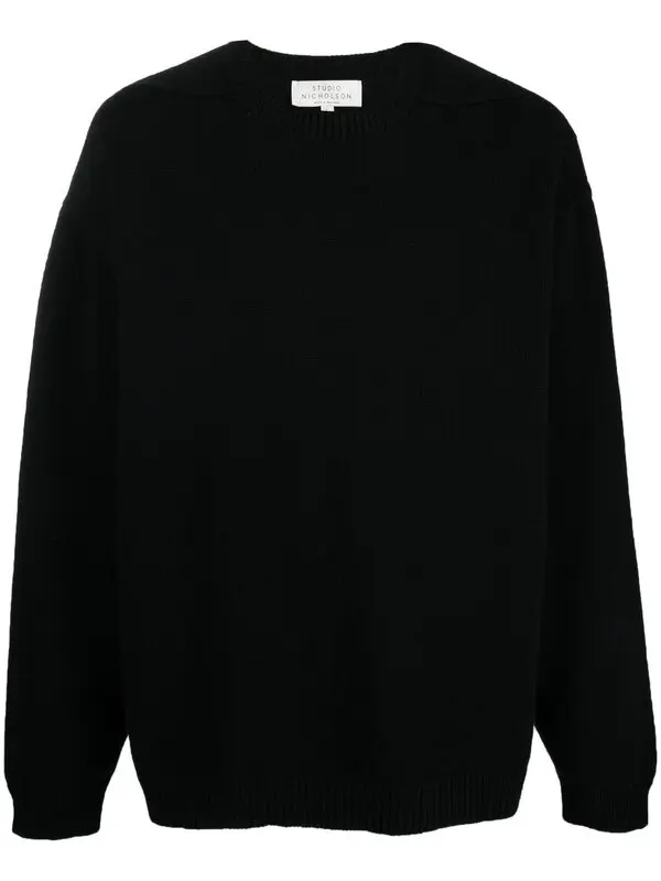 Studio Nicholson Crew-neck Lambswool Jumper