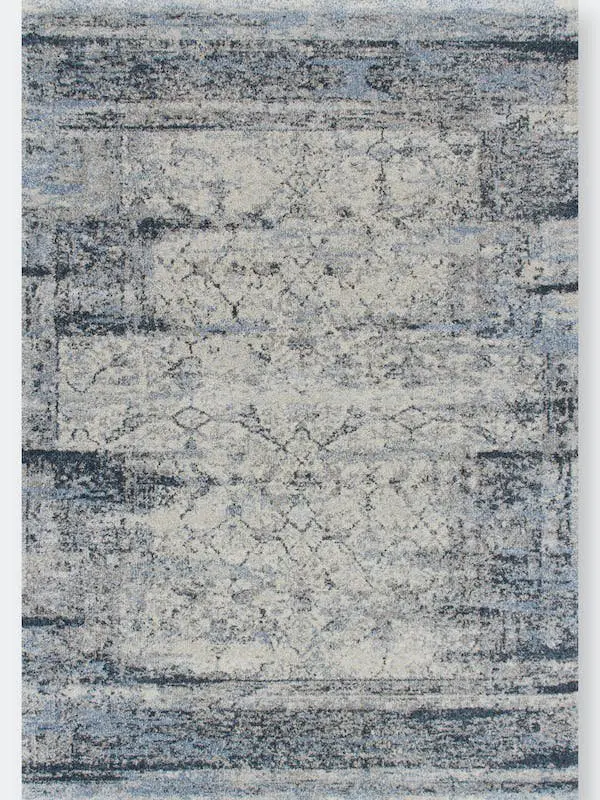 ADDISON RUGS Addison Tobin Distressed Trellis Area Rug - Blue ...