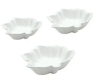 TEMP-TATIONS Woodland Set Of 3 Leaf Bowls