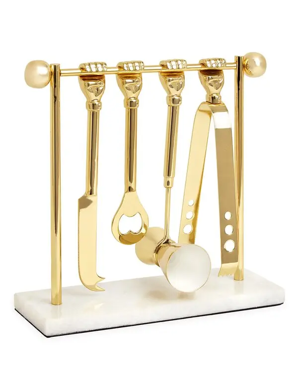 Jonathan Adler Barbell Barware Set