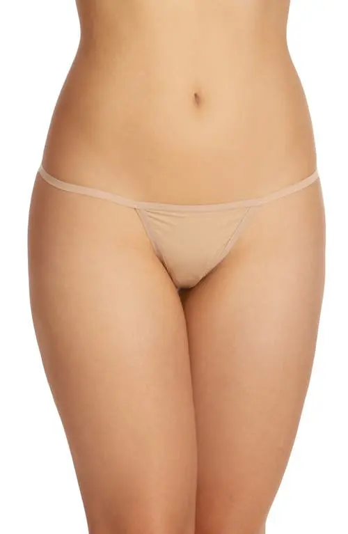 Hanky Panky Breathe G-string Thong - Taupe