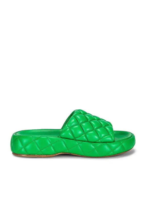 Bottega Veneta Stretch Padded Sandals - Parakeet