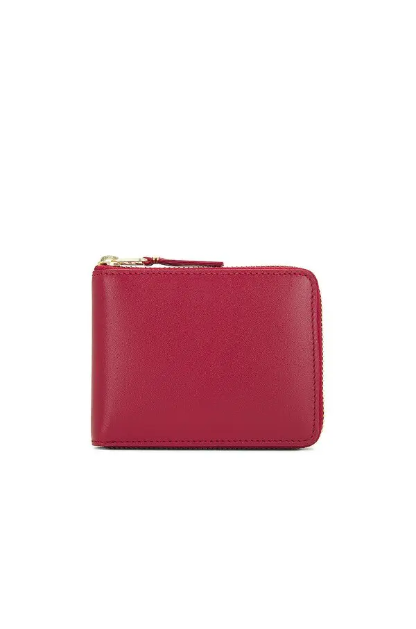 Comme Des Garçons Classic Leather Zip Wallet - Red