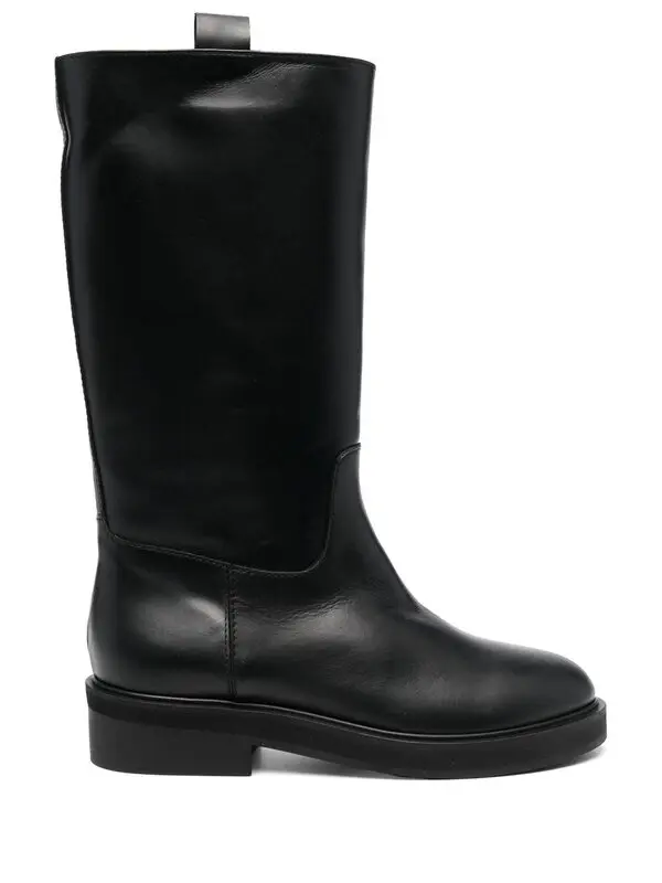 VIA ROMA 15 Polished-leather Boots