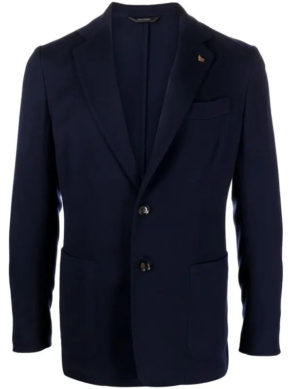 Colombo Single-breasted Wool Blazer