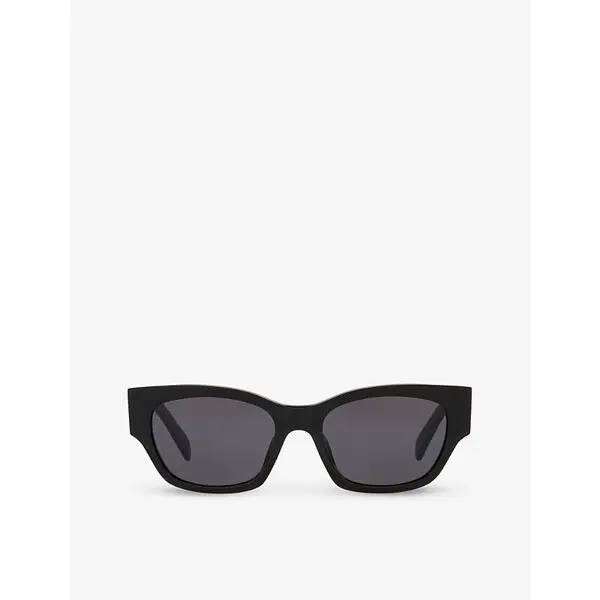 Celine Cl40197u Cat-eye Acetate Sunglasses - Black
