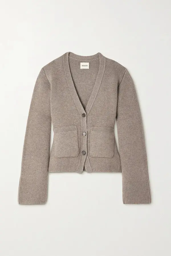 Khaite Scarlet Cashmere Cardigan - Brown