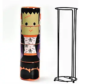 TEMP-TATIONS Seasonal Stacking Character Mugs With Wire Rack