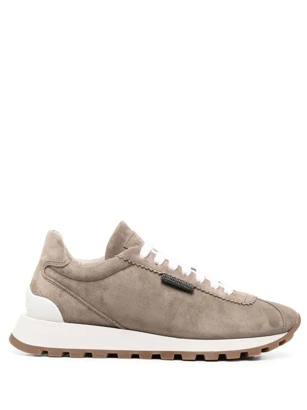 Brunello Cucinelli Bead-detailing Low-top Sneakers