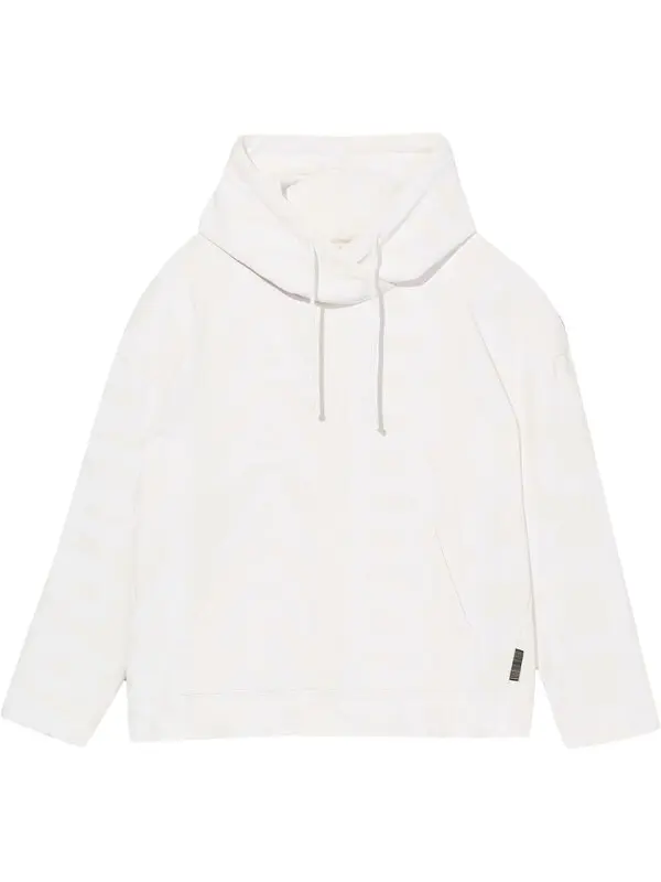 Marc Jacobs Monogram Oversized Drawstring Hoodie - White