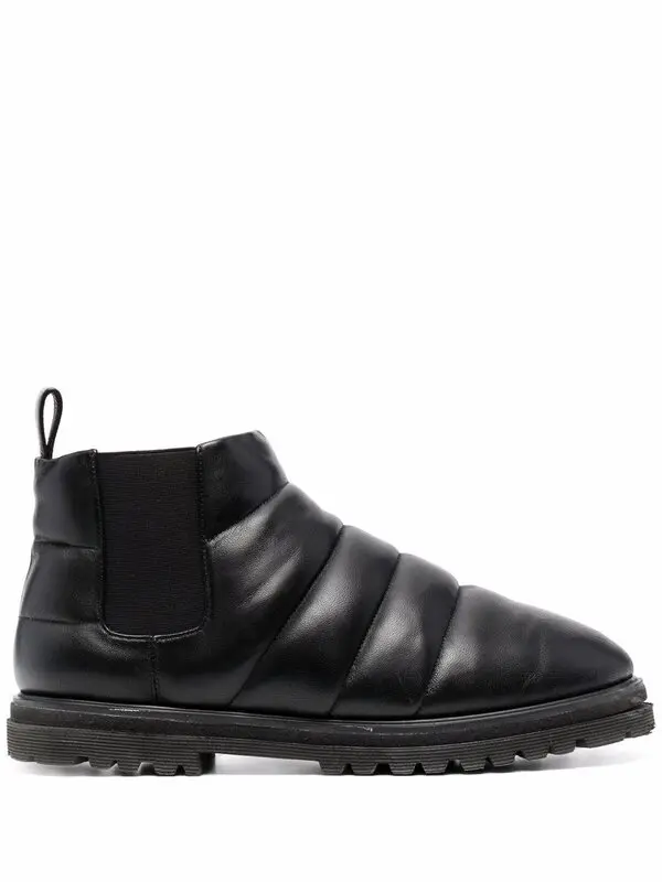 Nanushka Padded Quilted Boots - Black