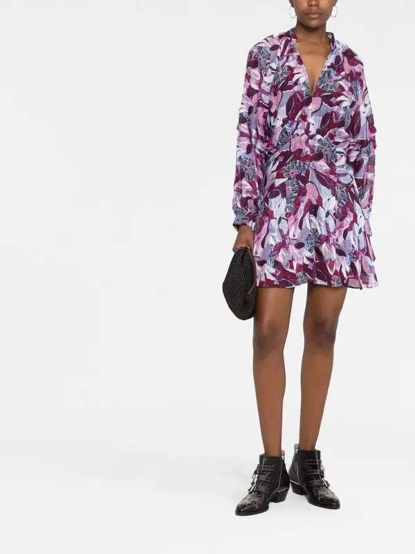 IRO PARIS Darsa Abstract-print Mini Dress