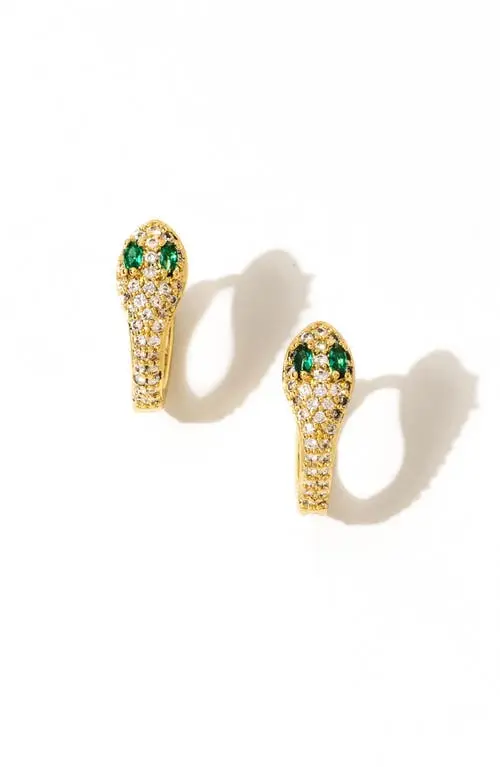 CHILD OF WILD Viper Huggie Hoop Earrings