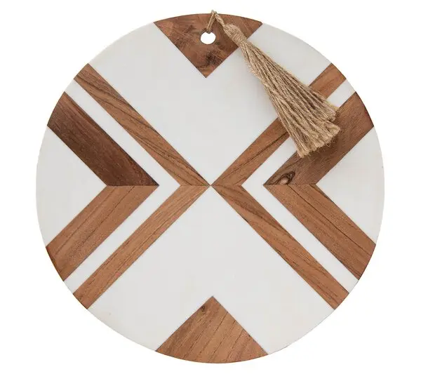 FORESIDE HOME & GARDEN 12' Round Resin Cutting Board