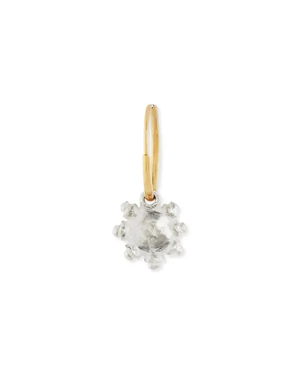 LEE BREVARD Charm Hoop Earring