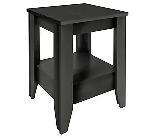 QVC Paris Durable Wood Nightstand Table
