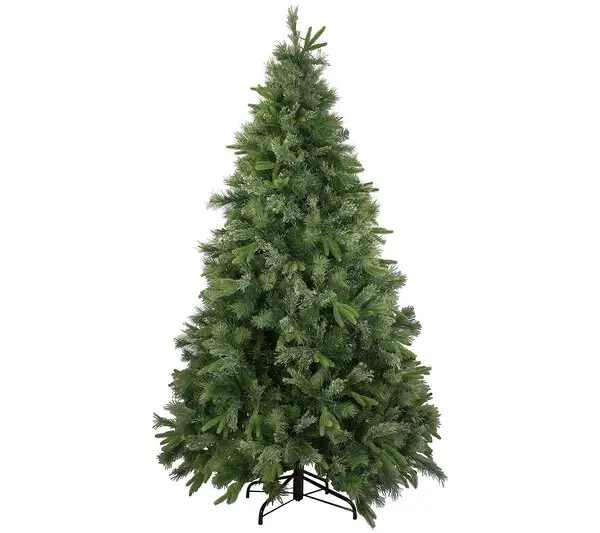 NORTHLIGHT 9.5' Ashcroft Cashmere Pine Full Artificial Chr Stmas Tree