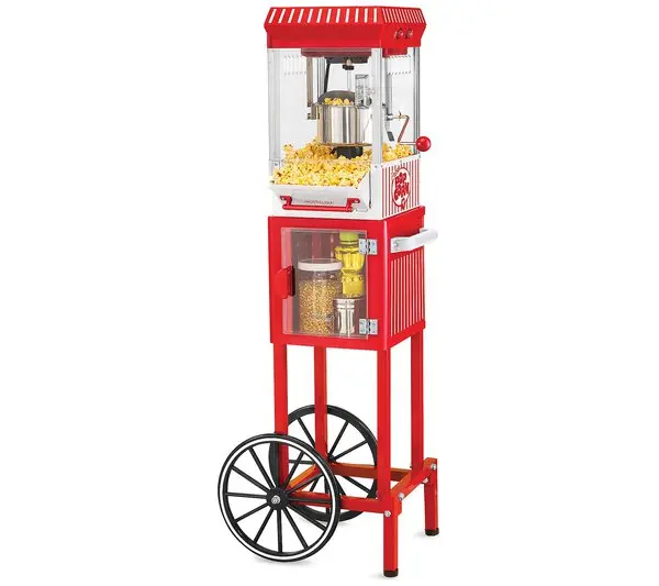 NOSTALGIA 2.5 Oz. Vintage Popcorn Cart