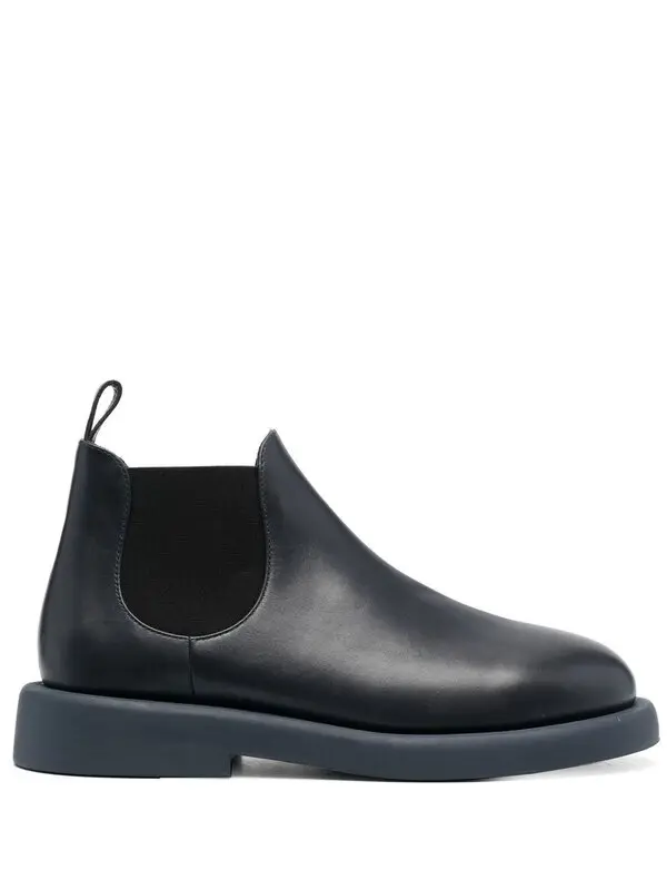 Marsèll Calf Leather Ankle Boots - Blue