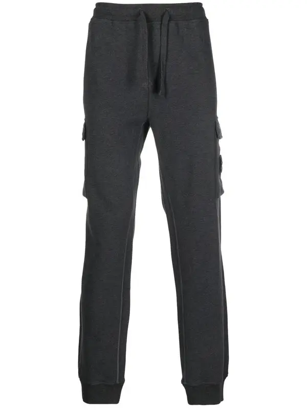 Stone Island Compass Badge Slim-fit Trousers - Grey