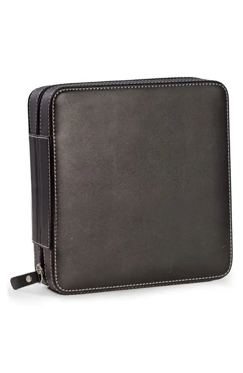 BEY-BERK Leather Glasses Case