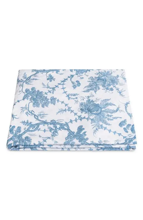 MATOUK San Cristobal 500 Thread Count Cotton Fitted Sheet - Sky