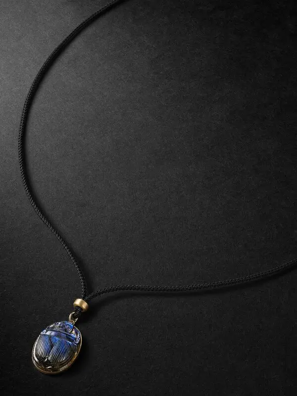 Jacquie Aiche Labradorite And Gold Necklace