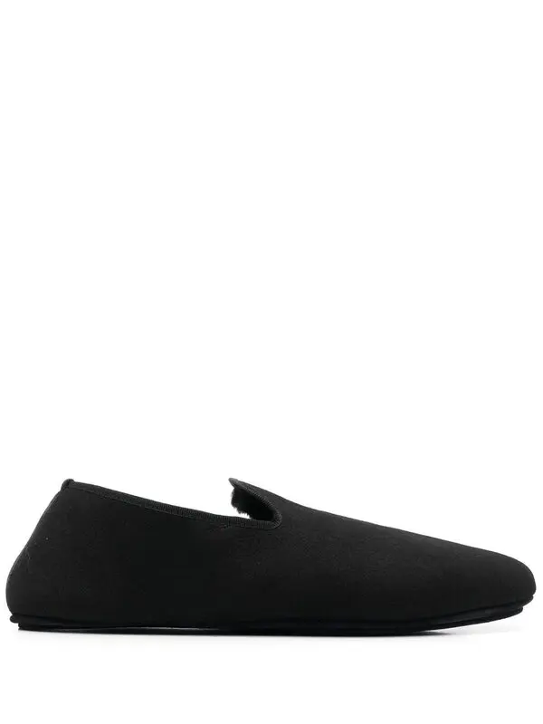 Roberto Cavalli Square-toe Flat Slippers