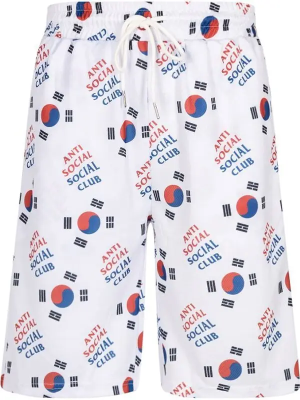 ANTI SOCIAL SOCIAL CLUB Logo-print Mesh Shorts